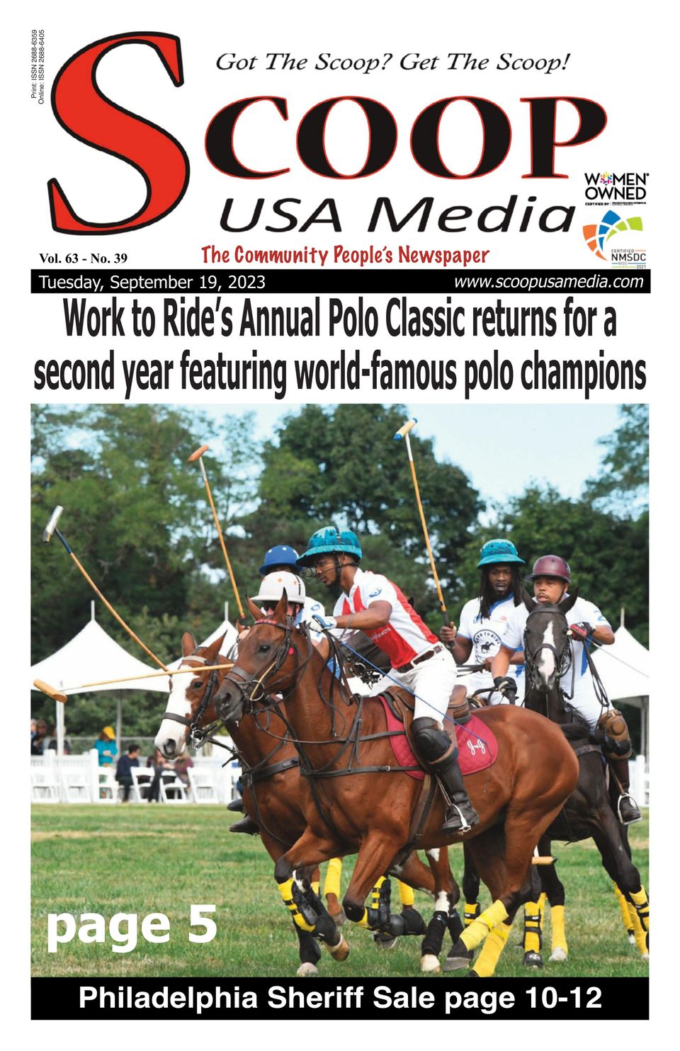 Get digital access to Scoop USA Newspaper - September 19, 2023 issue | Magzter.com