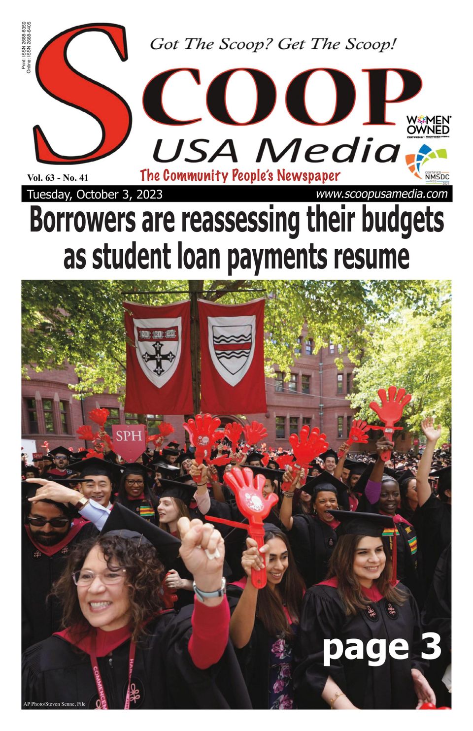 Get digital access to Scoop USA Newspaper - October 03, 2023 issue | Magzter.com