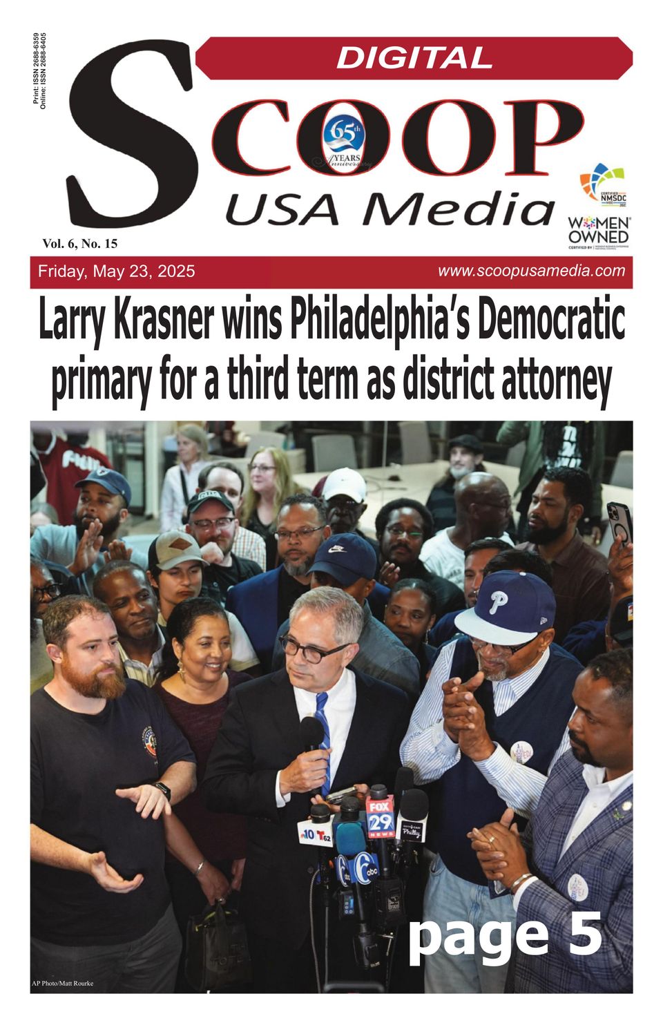 Get digital access to Scoop USA Newspaper - ScoopUSA Digital, Vol. 6, No. 15 issue | Magzter.com