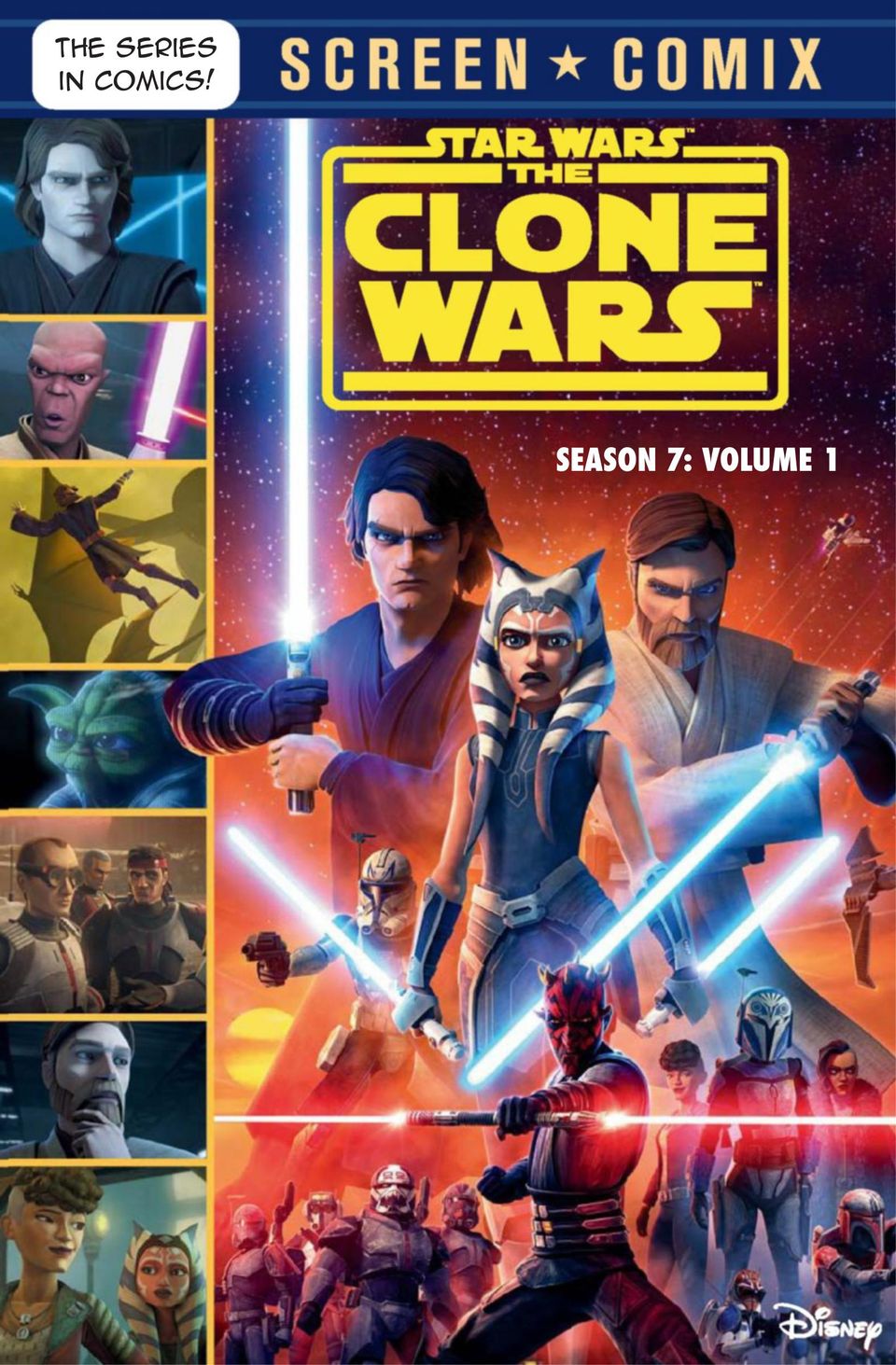 Get digital access to The Clone Wars: Season 7: Volume 1 Screen Comix ...