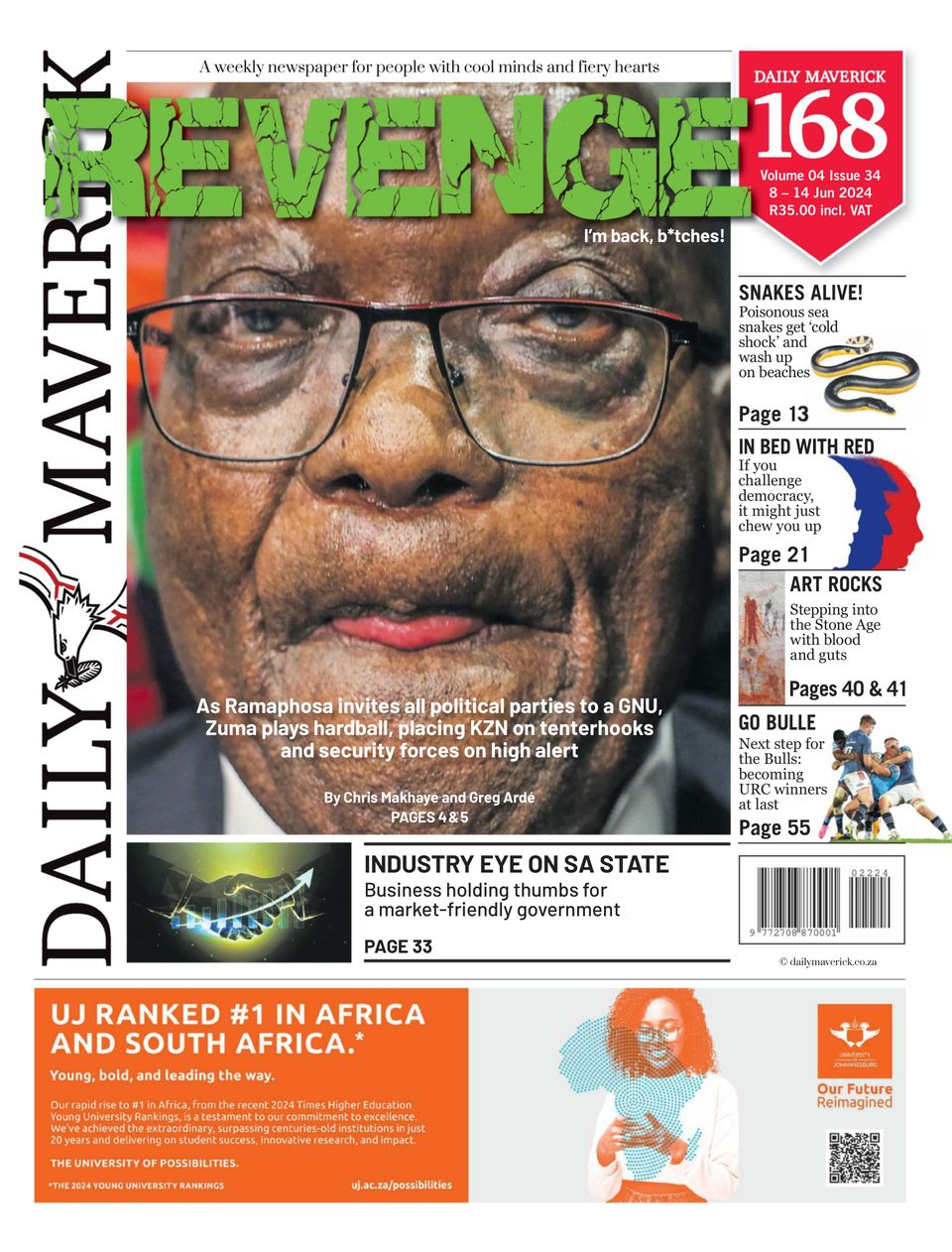 Get digital access to Daily Maverick - June 08, 2024 issue | Magzter.com