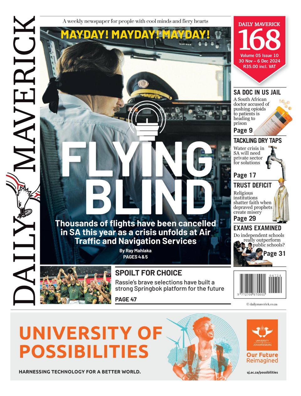 Get digital access to Daily Maverick - November 30, 2024 issue | Magzter.com