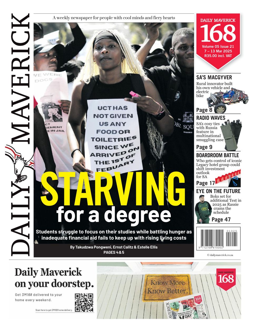 Get digital access to Daily Maverick Newspaper | Magzter.com