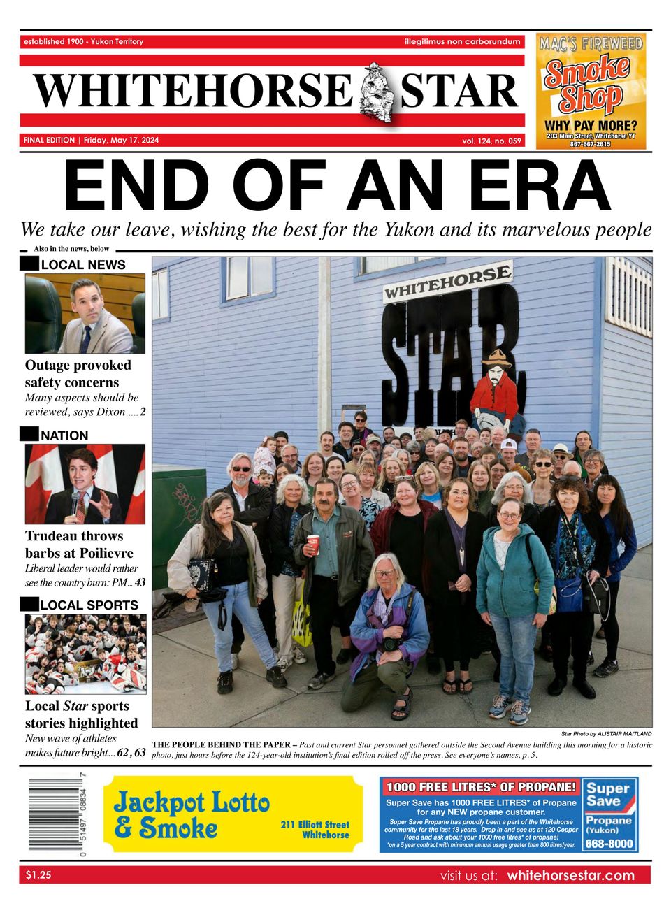 Get digital access to Whitehorse Star Newspaper | Magzter.com