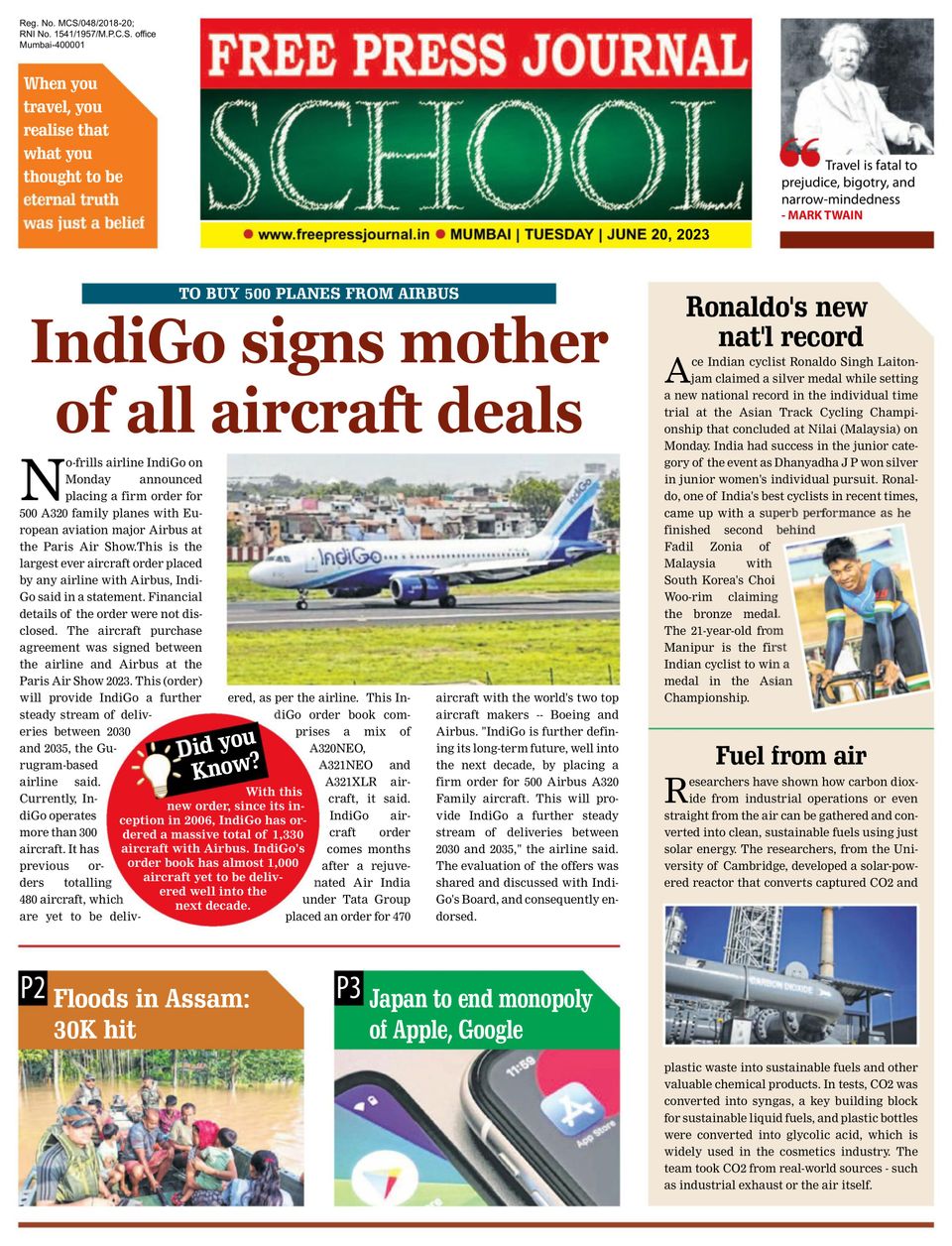 Free Press School Mumbai Newspaper - Get your Digital Subscription