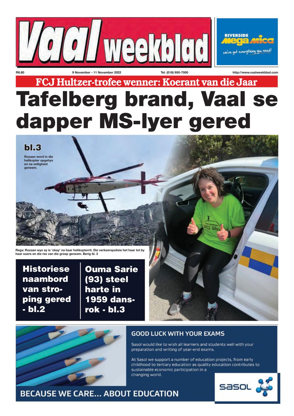 Get digital access to Vaal Weekblad - November 09, 2022 issue | Magzter.com