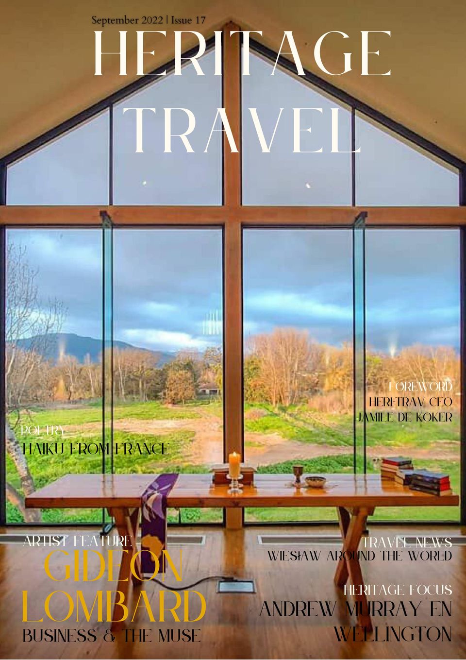 Heritage Travel magazine-September 2022 Magazine