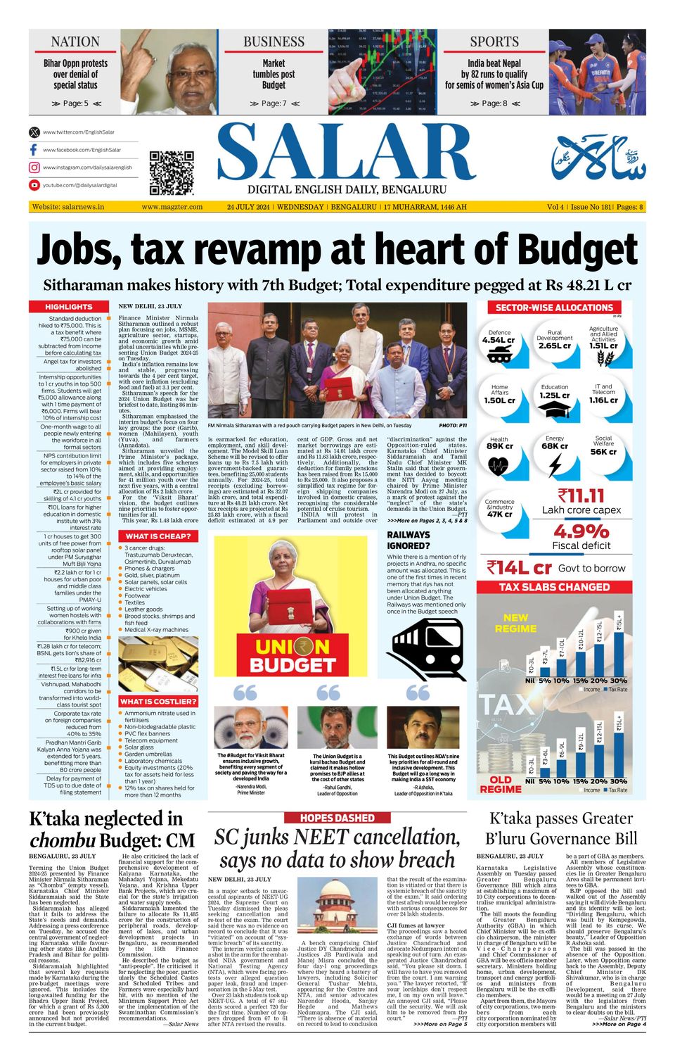 Salar Newspaper - Get your Digital Subscription