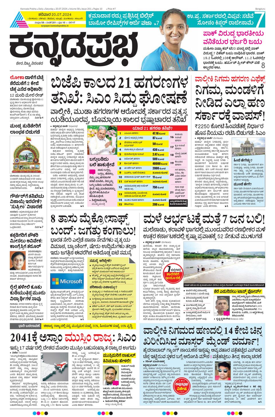 Kannada Prabha Kalaburagi Newspaper - Get your Digital Subscription