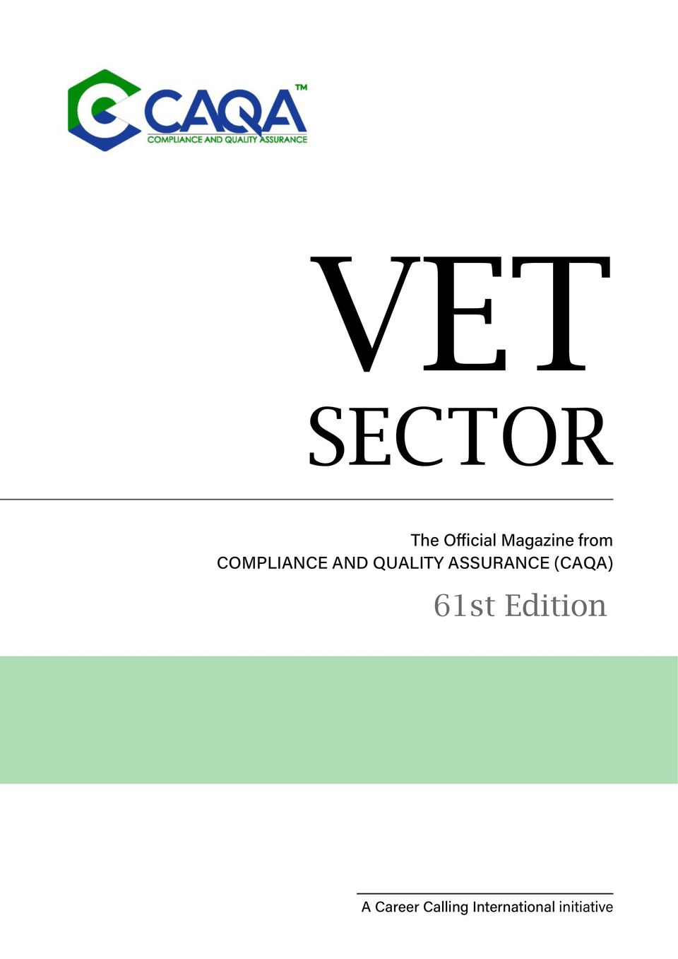 The VET Sector Magazine - Get your Digital Subscription