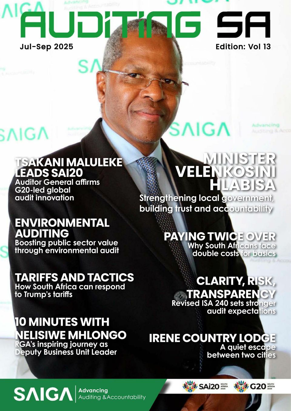 Get digital access to Auditing SA Magazine | Magzter.com