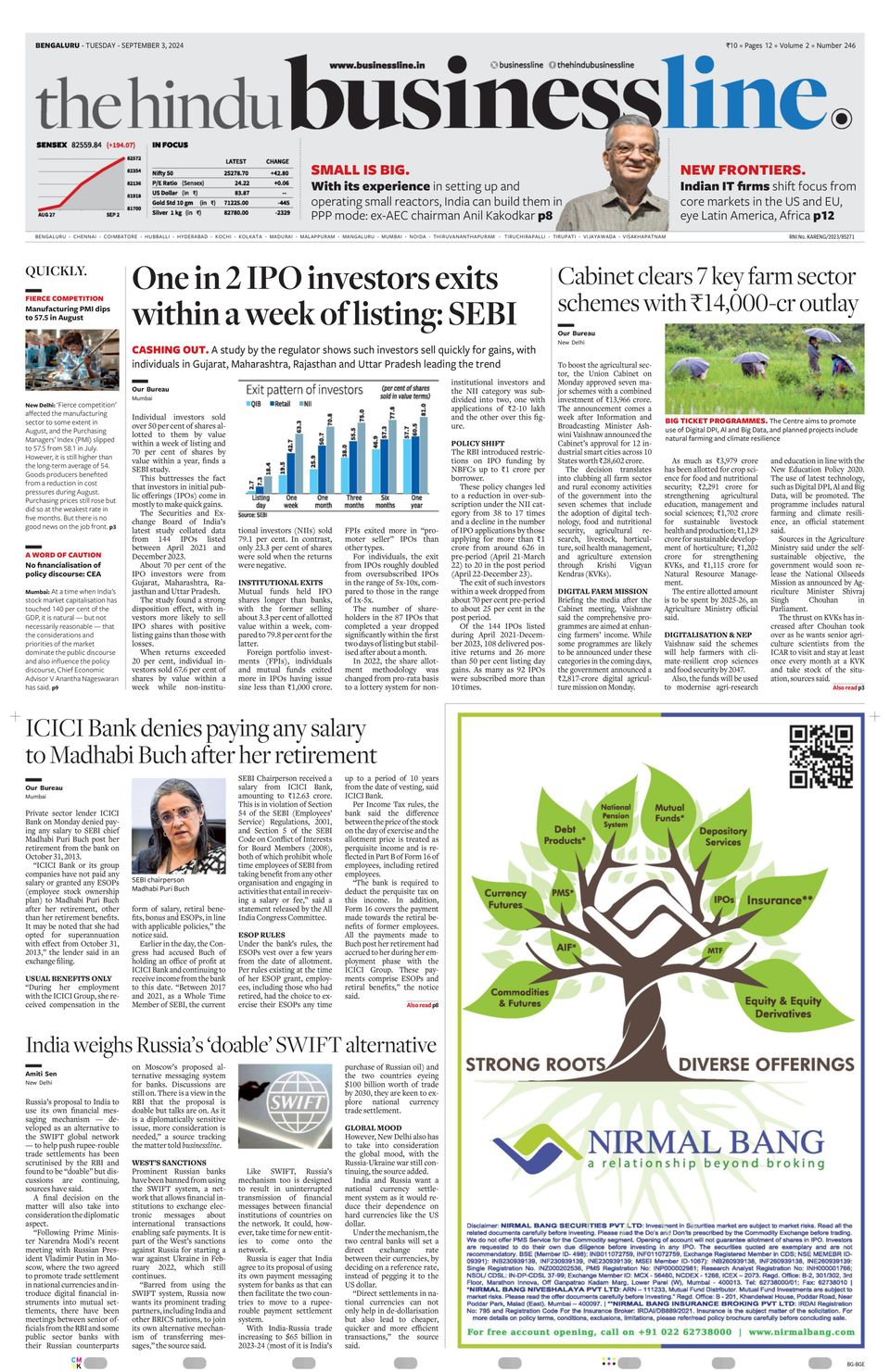 The Hindu Business Line Bangalore Newspaper - Get your Digital Subscription