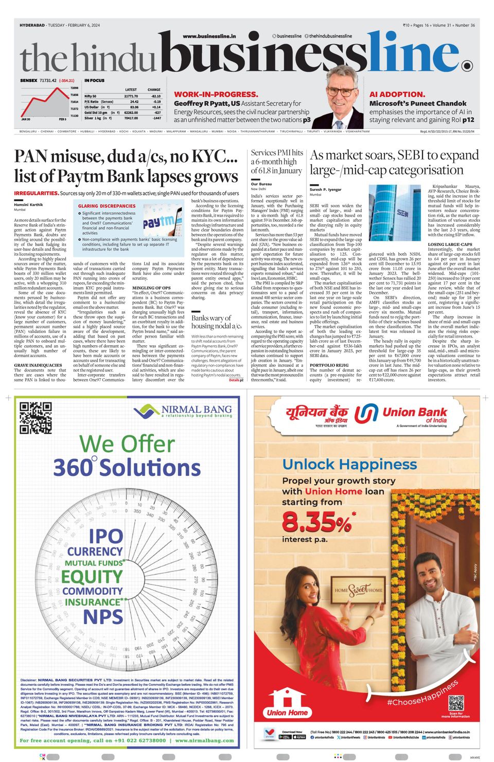 The Hindu Business Line Hyderabad-February 06, 2024 Newspaper