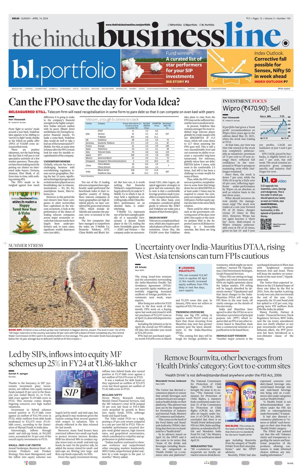 The Hindu Business Line Delhi-April 14, 2024 Newspaper