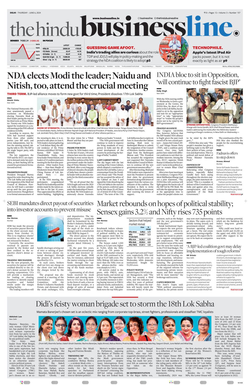 Get digital access to The Hindu Business Line Delhi - June 06, 2024 ...