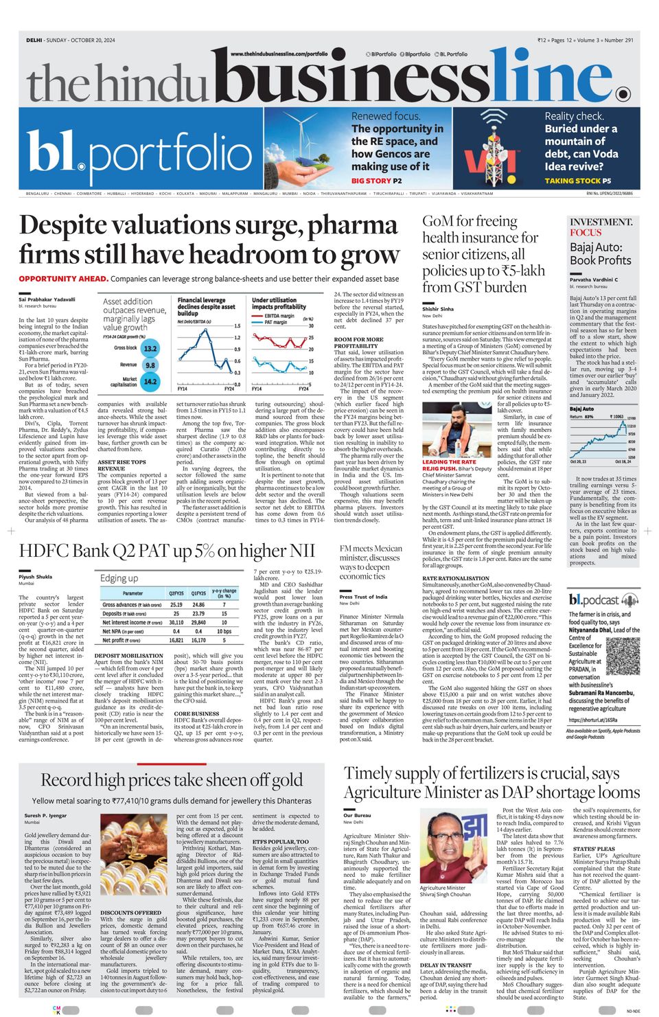 Get digital access to The Hindu Business Line Delhi - October 20, 2024 ...