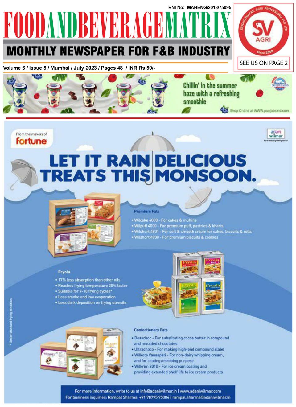 Food and Beverage Matrix Magazine - Get your Digital Subscription