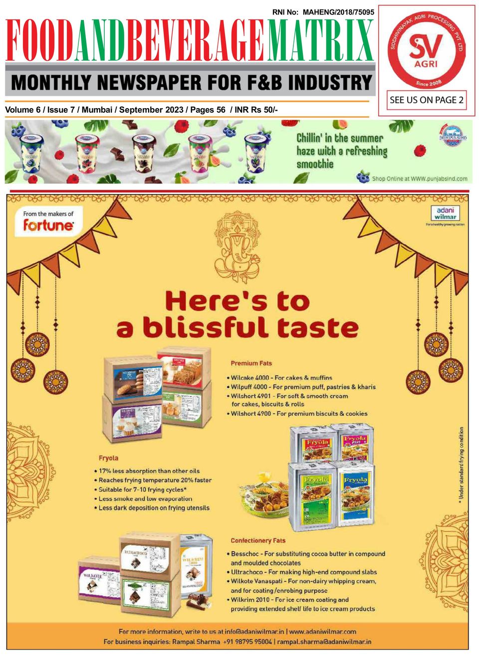 Get digital access to Food and Beverage Matrix Magazine | Magzter.com