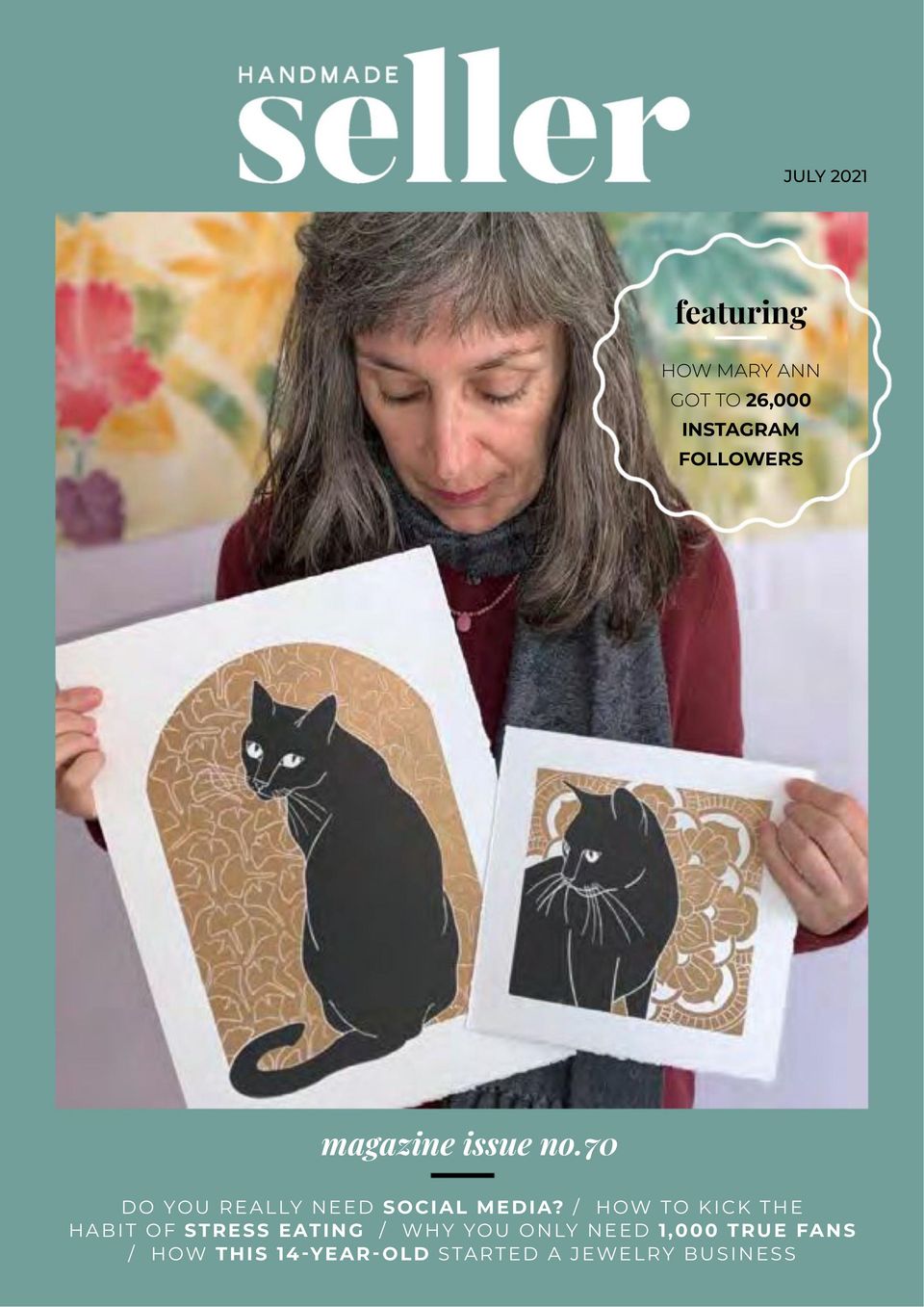 Handmade Seller Magazine-July 2021 Magazine - Get your Digital Subscription