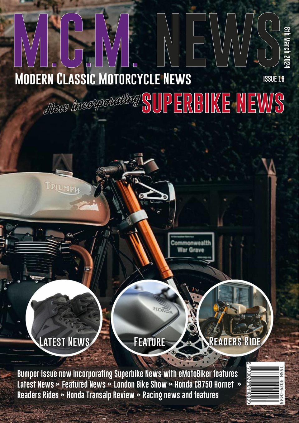 Modern Classic Motorcycle News Magazine - Get your Digital Subscription