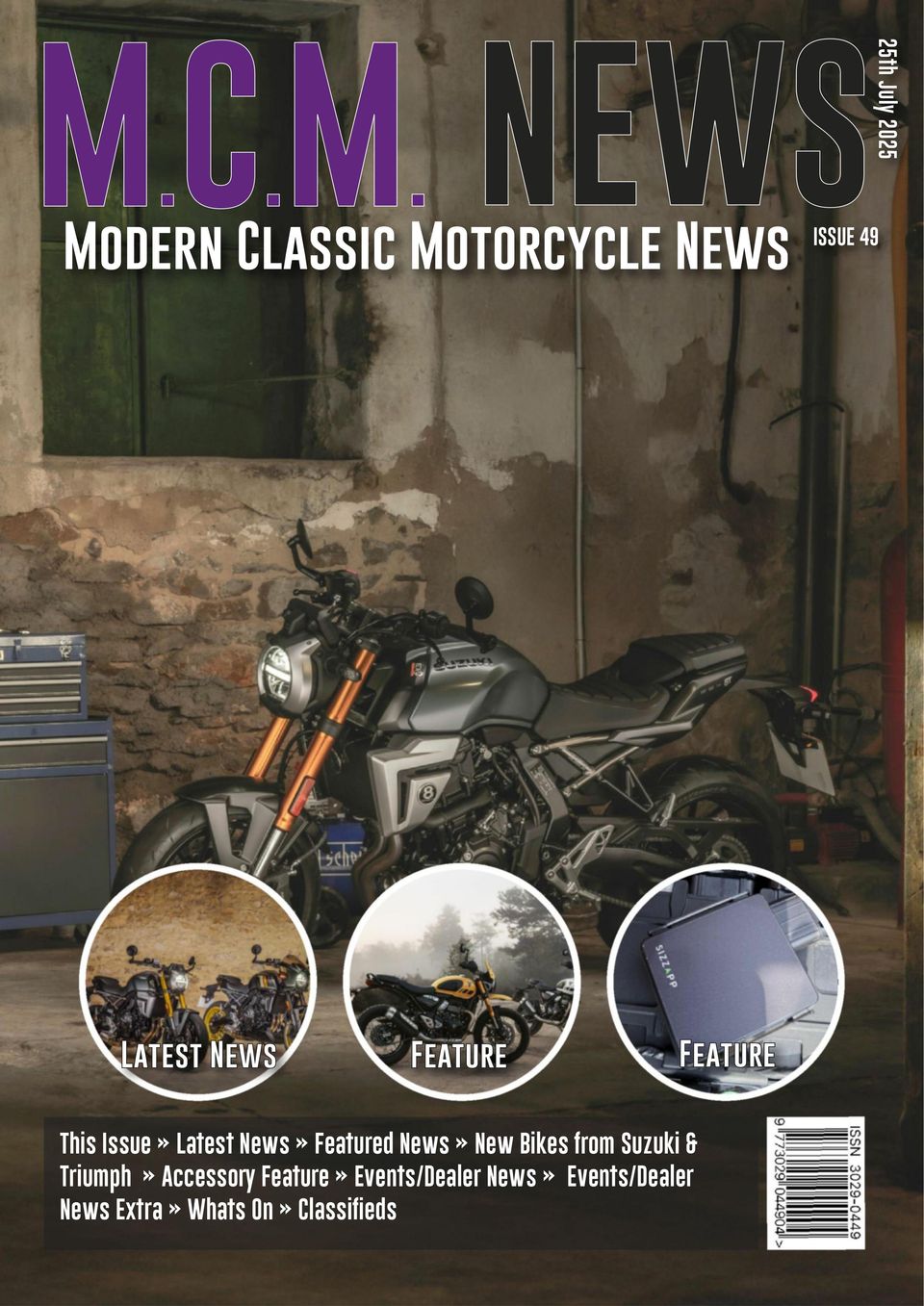 Get digital access to Modern Classic Motorcycle News Magazine | Magzter.com