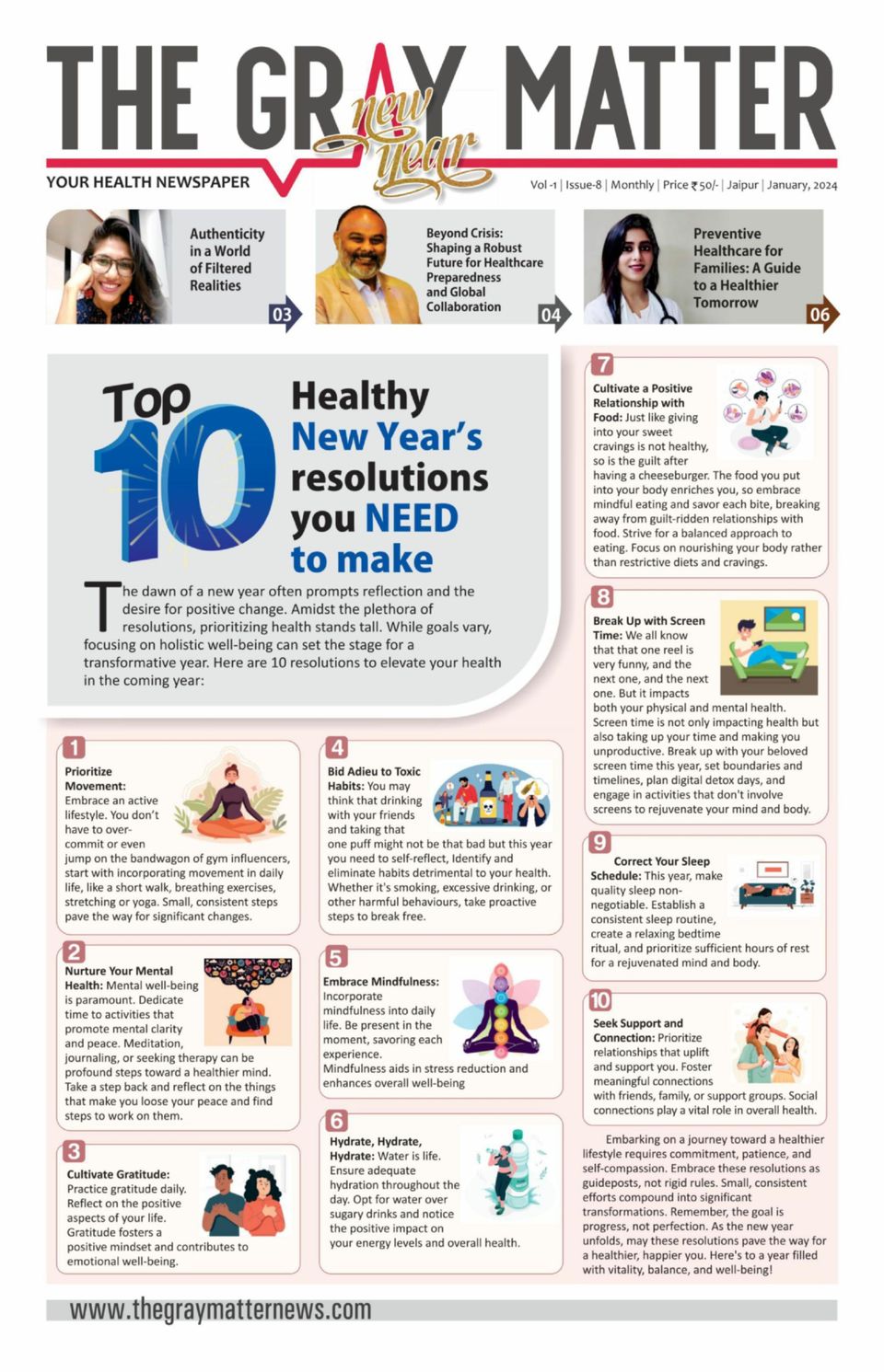 Get digital access to The Gray Matter - Your Health Newspaper Magazine ...