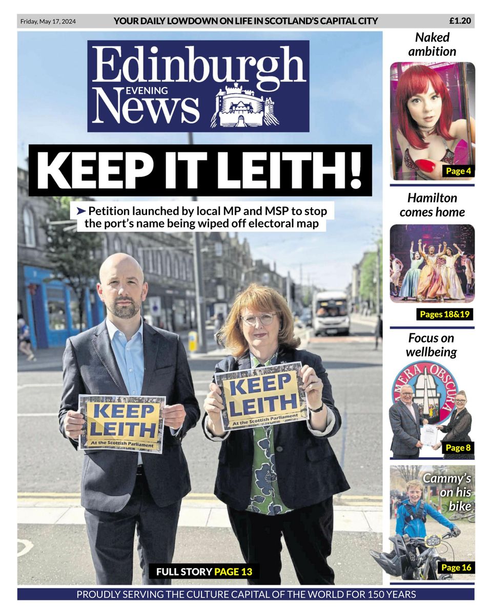 Edinburgh Evening News Newspaper - Get your Digital Subscription