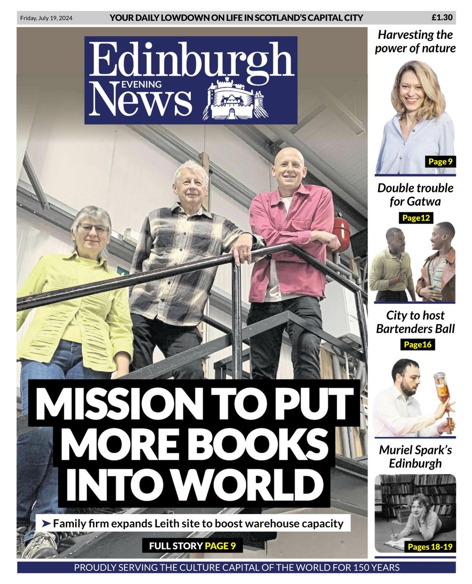 Edinburgh Evening News-July 19, 2024 Newspaper