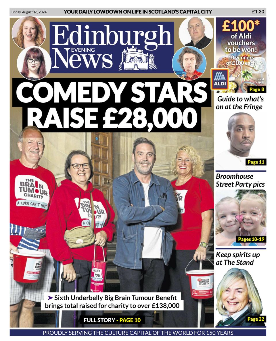 Edinburgh Evening News Newspaper - Get your Digital Subscription