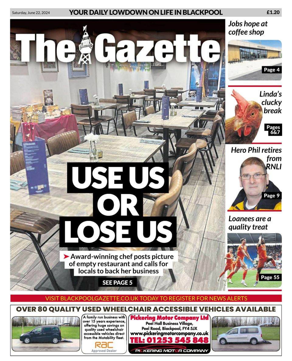 Blackpool Gazette Newspaper - Get your Digital Subscription