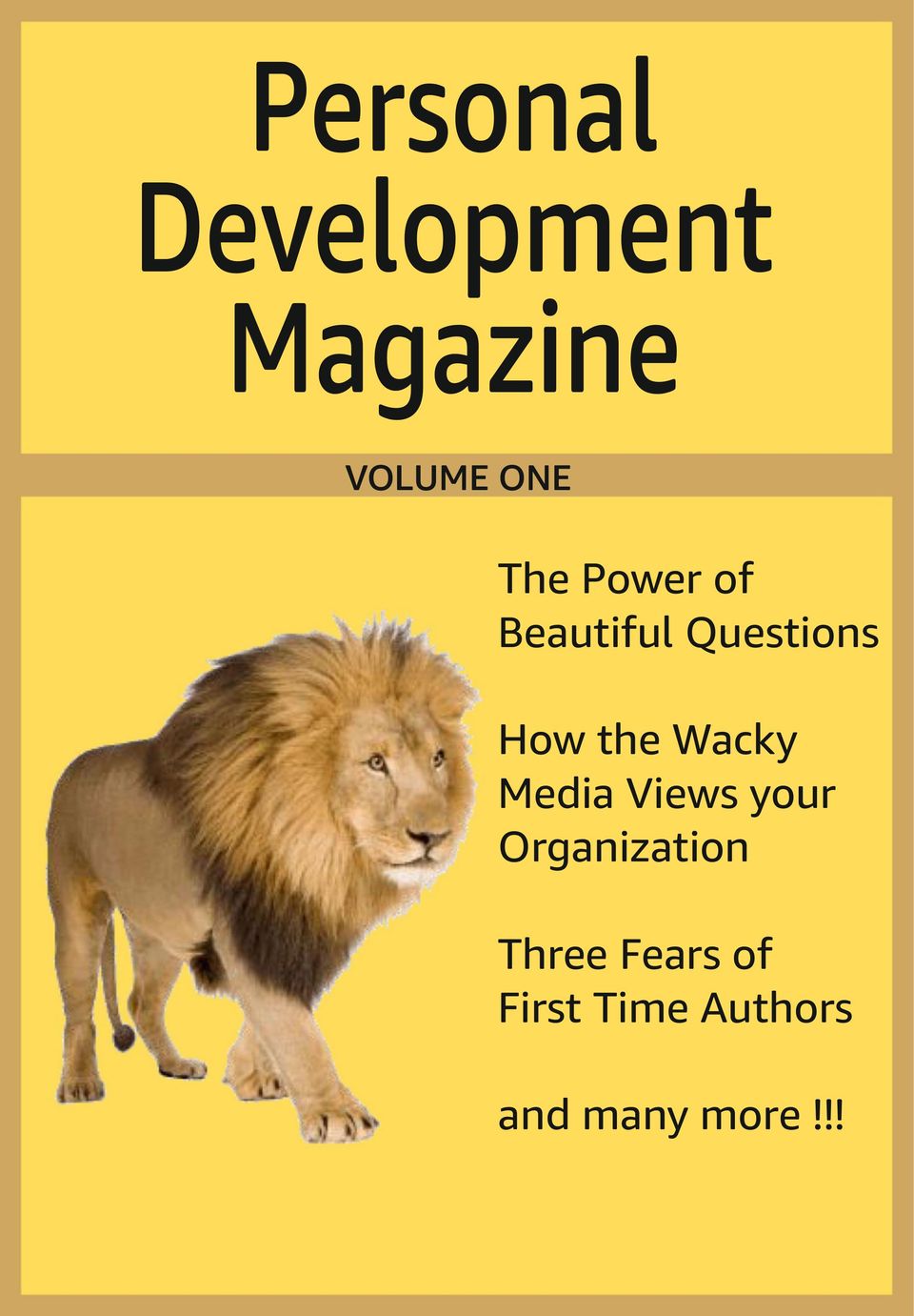 Get digital access to Personal Development Magazine - Volume 01 issue ...