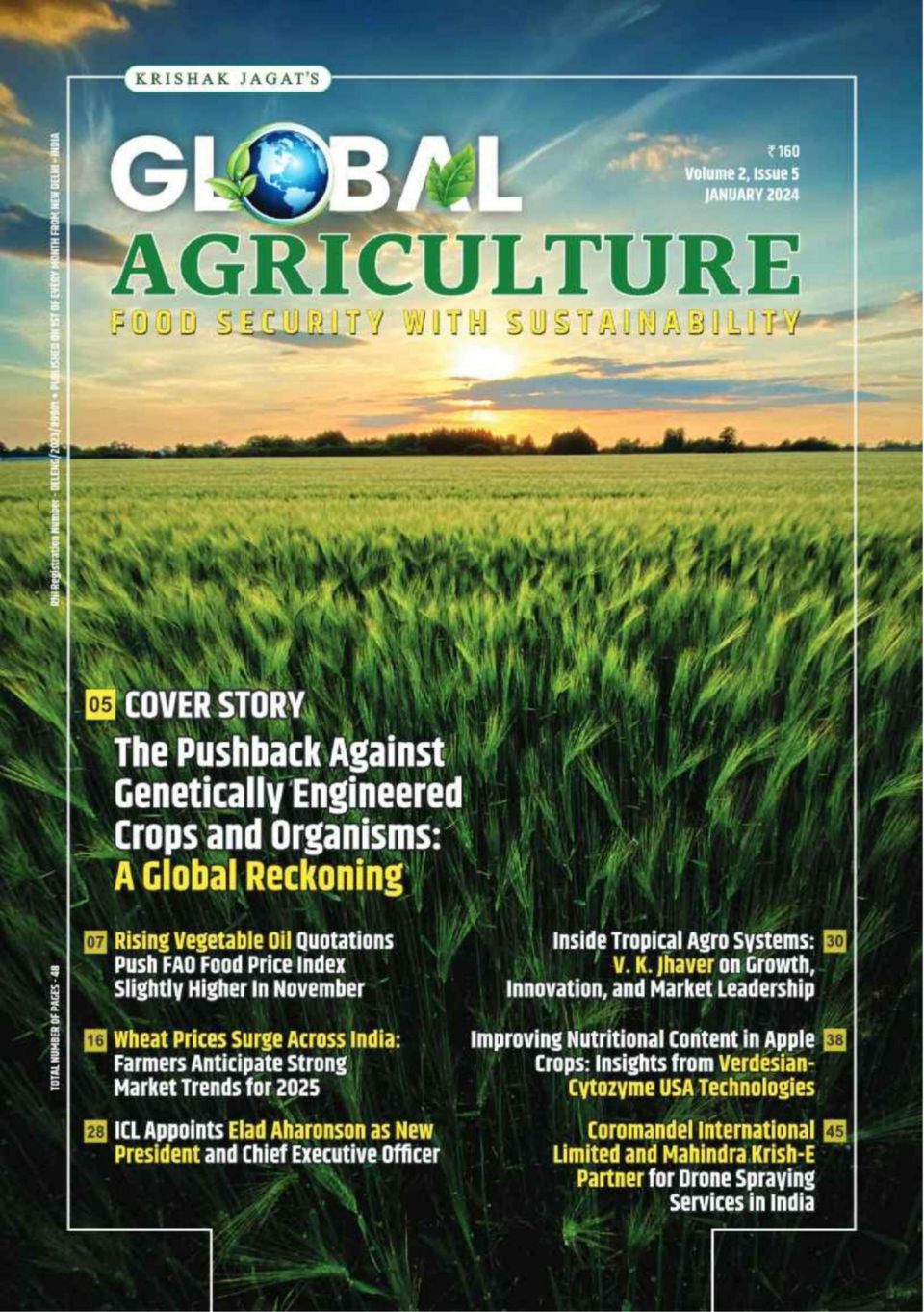 Get digital access to Global Agriculture Magazine | Magzter.com