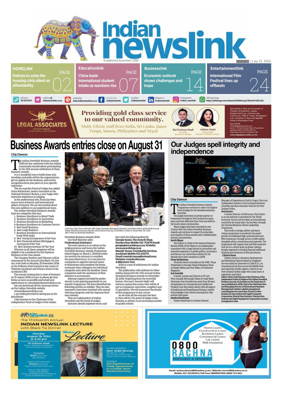 Indian Newslink Newspaper - Get your Digital Subscription