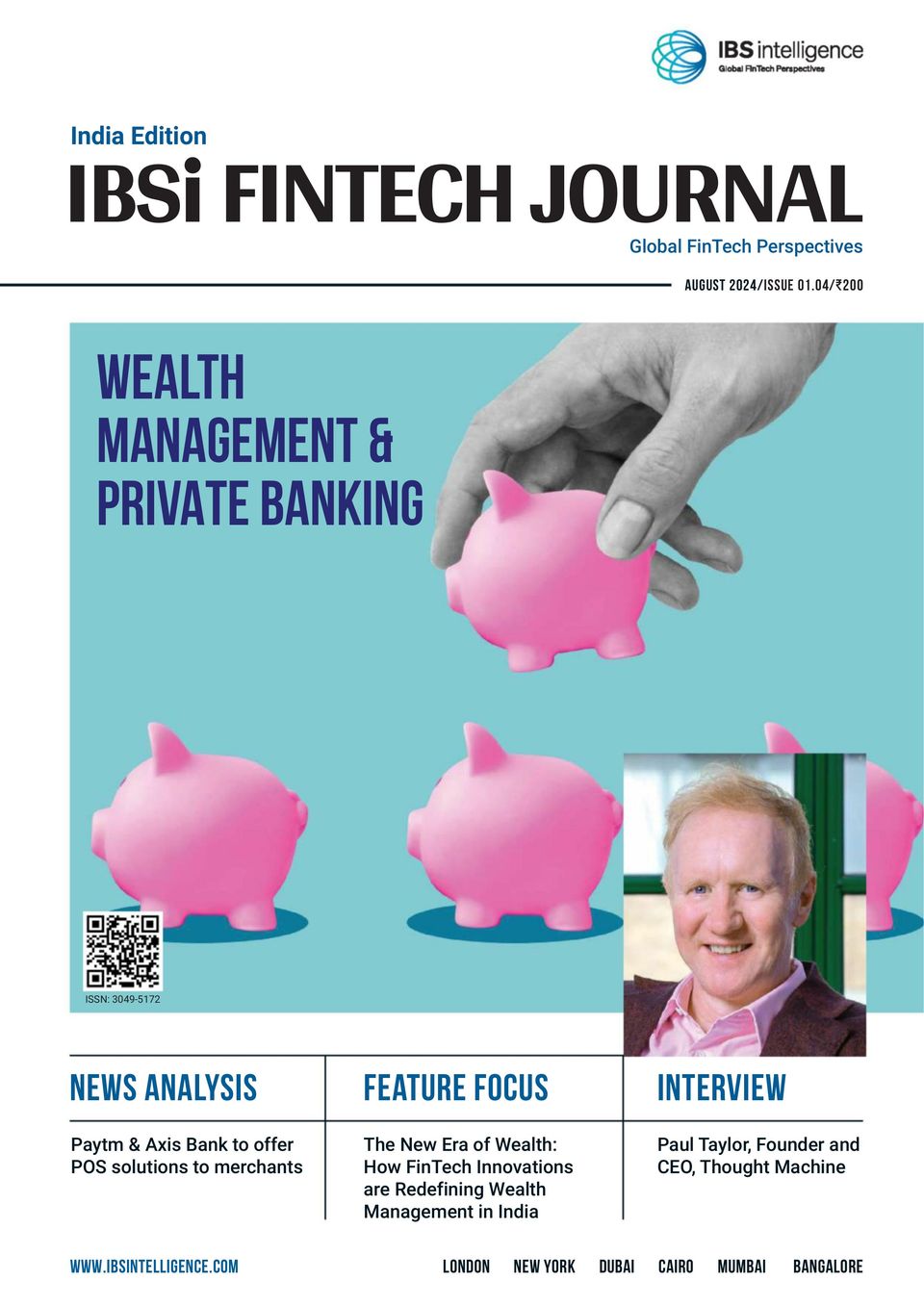 Get digital access to IBSi FinTech Journal India Edition - August 2024 issue | Magzter.com