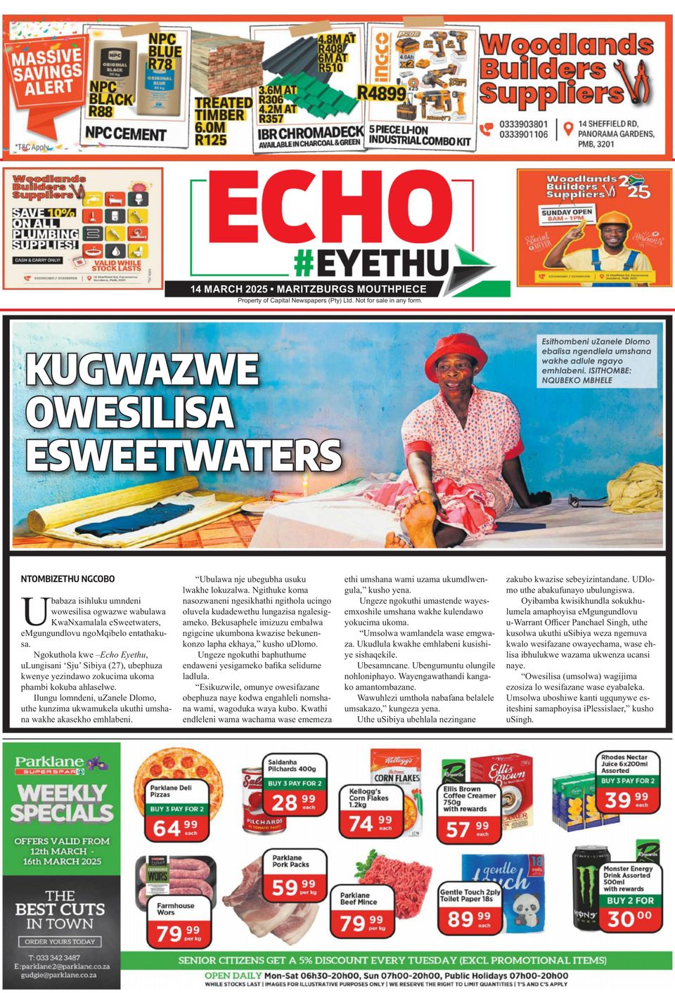 Get digital access to Echo Eyethu - March 14, 2025 issue | Magzter.com