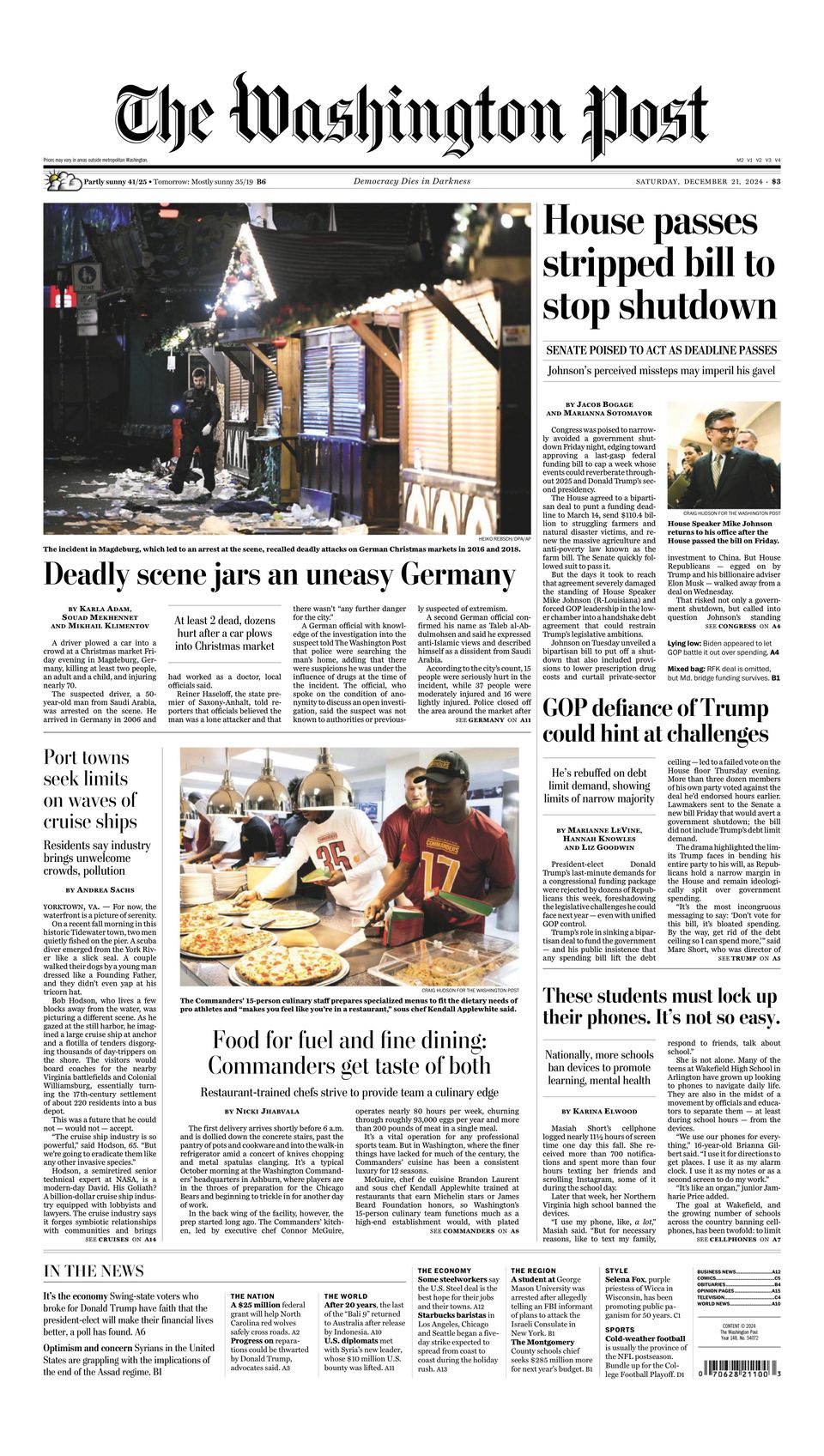 Get digital access to The Washington Post - December 21, 2024 issue ...