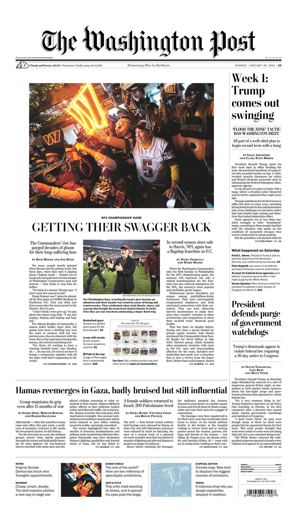 Get digital access to The Washington Post - January 26, 2025 issue ...