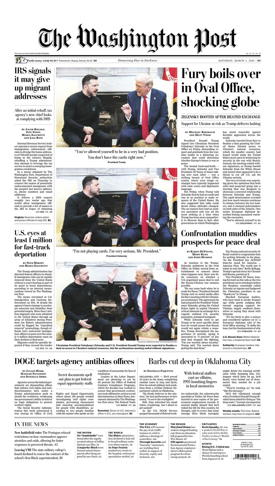 Get digital access to The Washington Post - March 01, 2025 issue ...