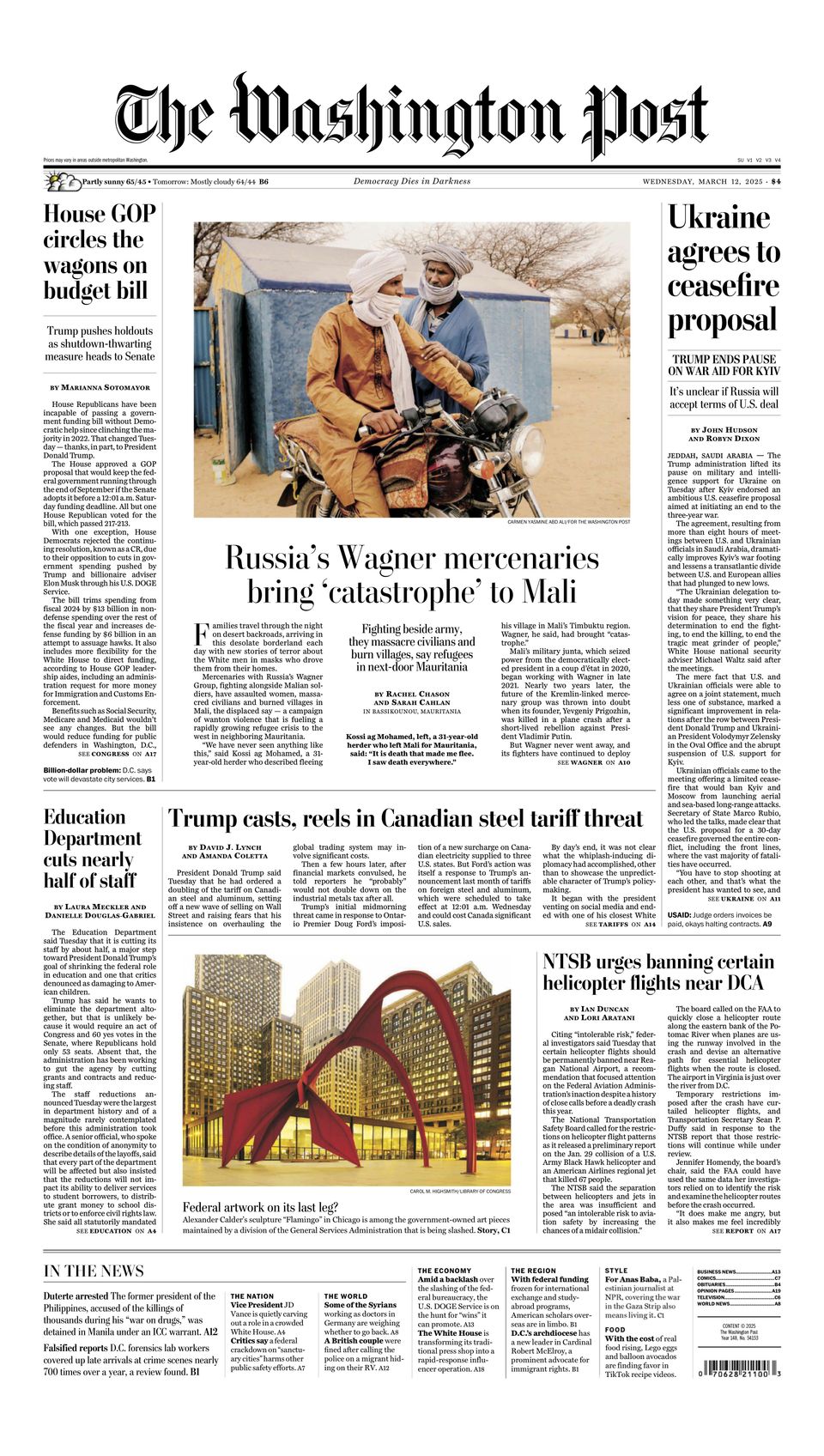 Get digital access to The Washington Post - March 12, 2025 issue ...