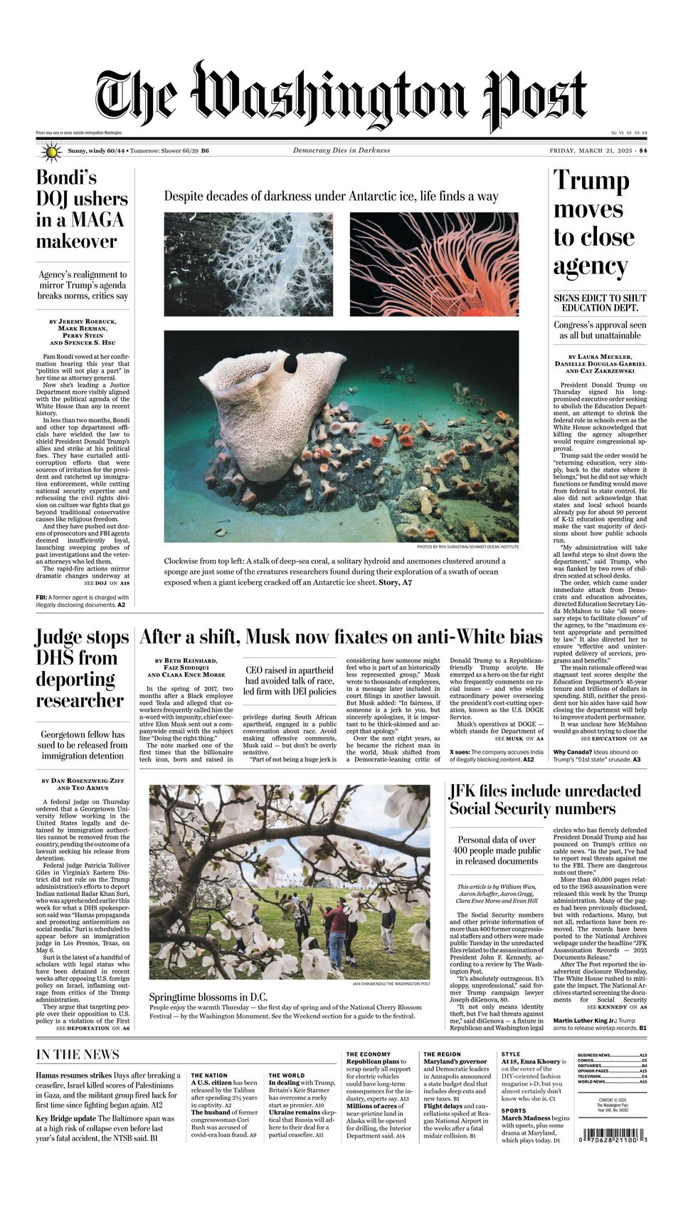 Get digital access to The Washington Post - March 21, 2025 issue ...