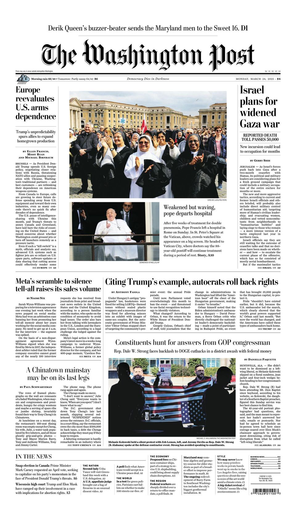 Get digital access to The Washington Post - March 24, 2025 issue ...