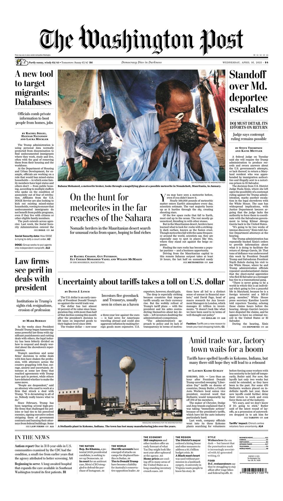 Get digital access to The Washington Post - April 16, 2025 issue ...