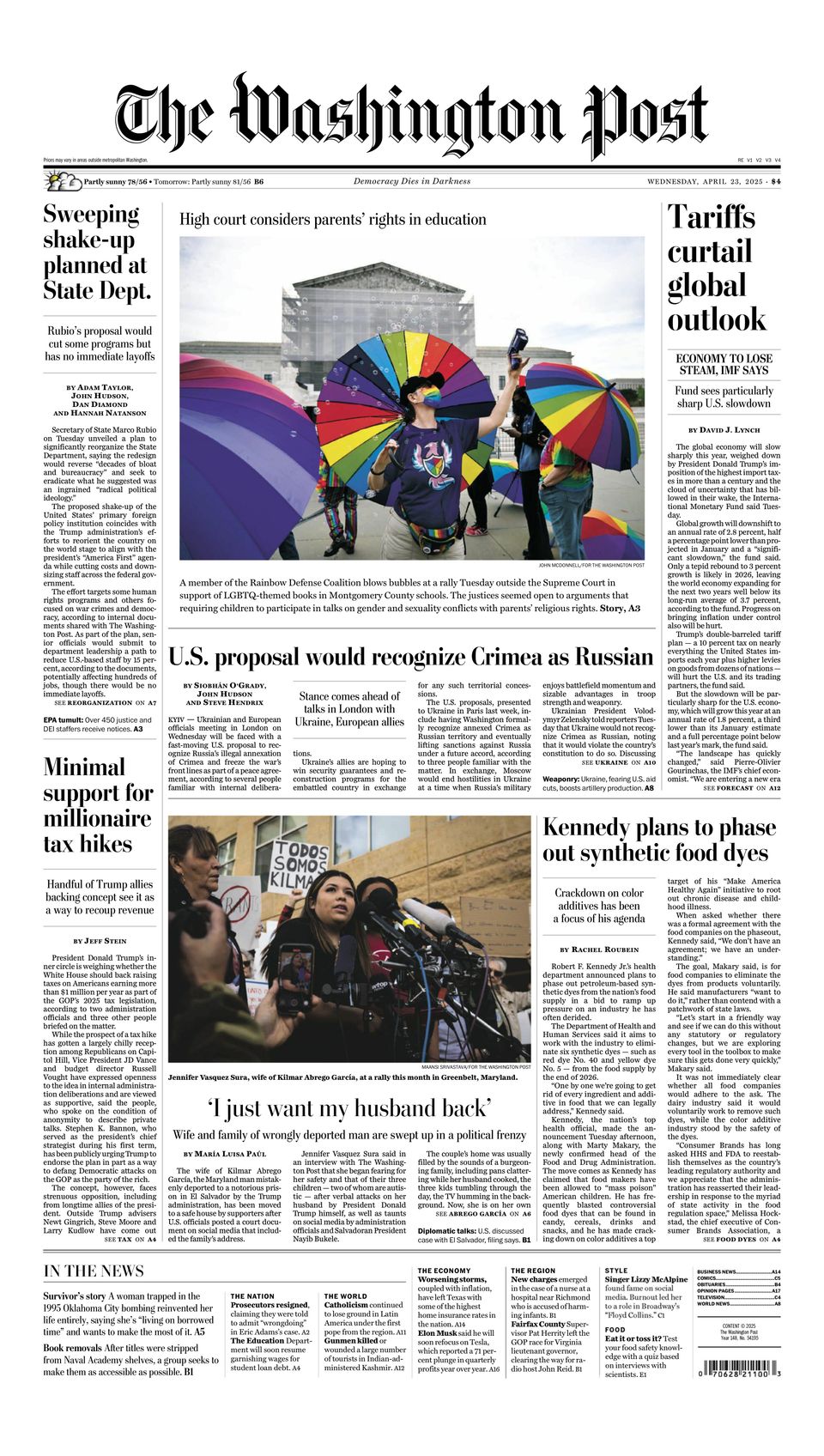 Get digital access to The Washington Post - April 23, 2025 issue ...
