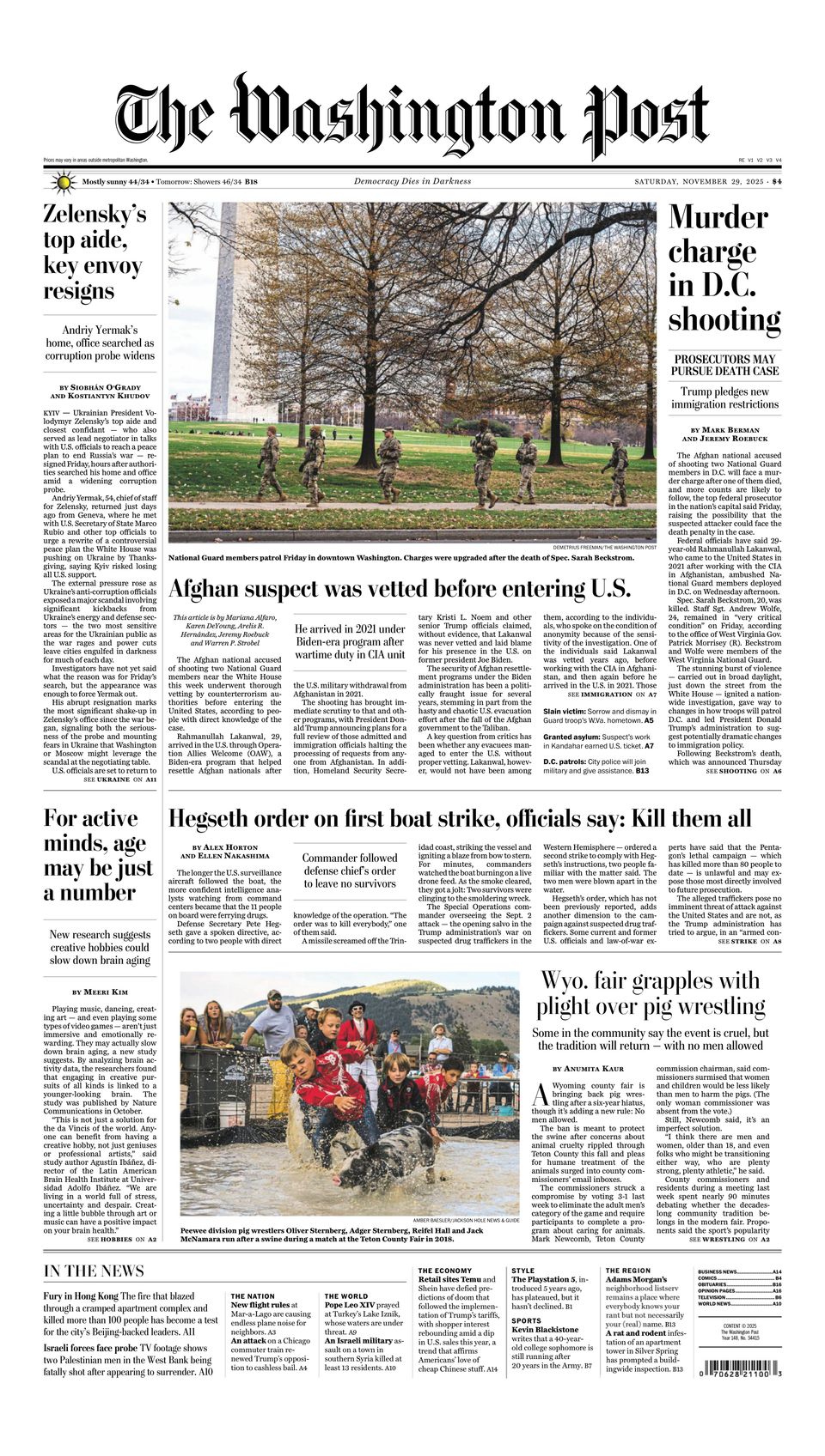 Get digital access to The Washington Post - November 29, 2025 issue ...