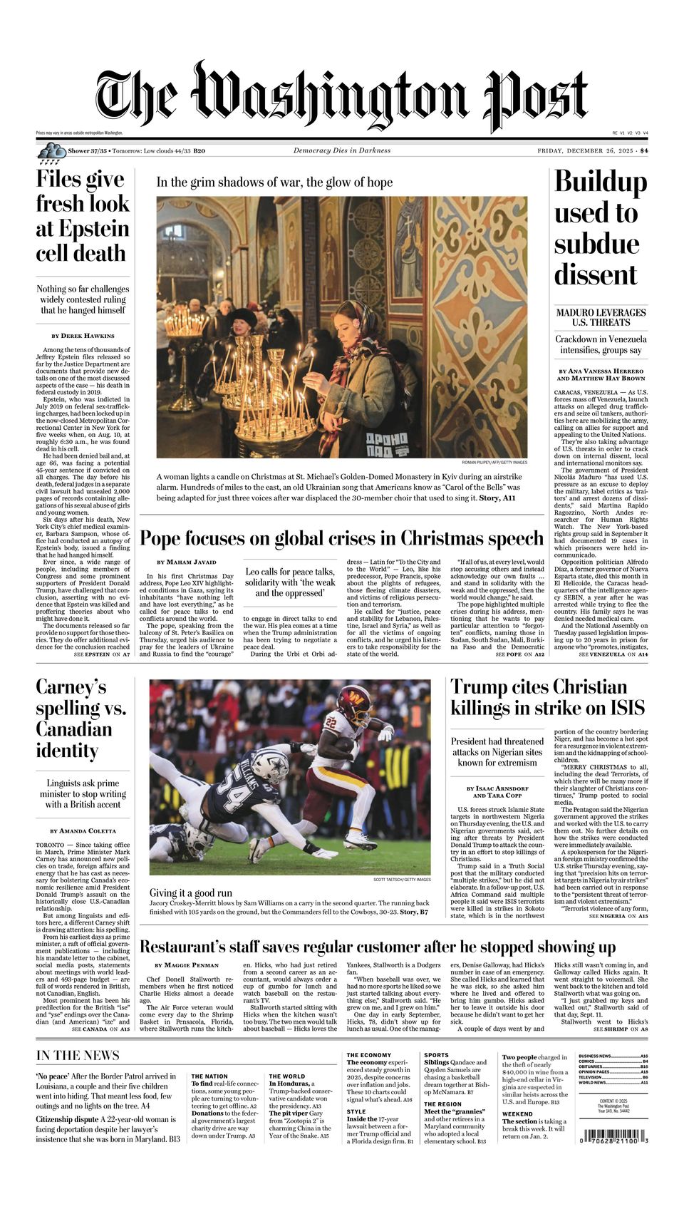 Get digital access to The Washington Post - December 26, 2025 issue ...