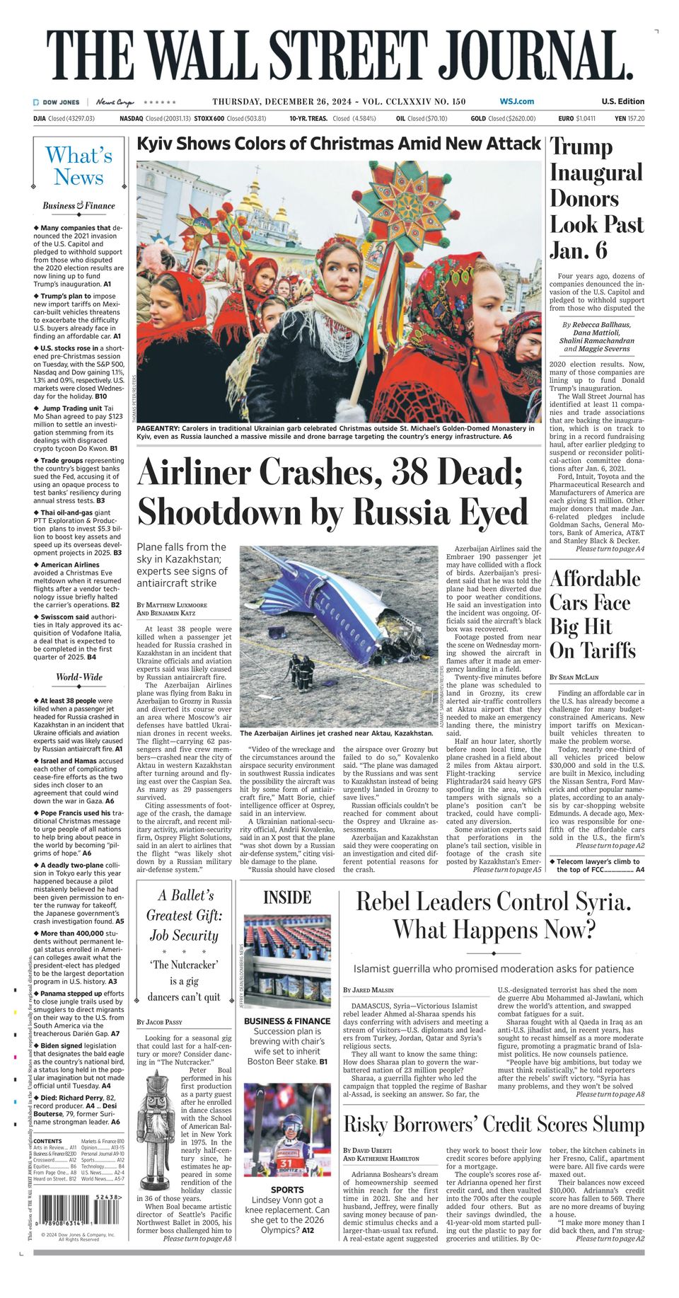 Get digital access to The Wall Street Journal - December 26, 2024 issue ...