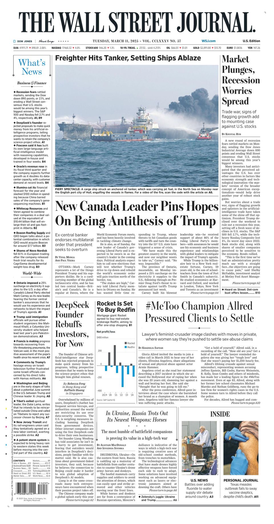 Get digital access to The Wall Street Journal - March 11, 2025 issue ...