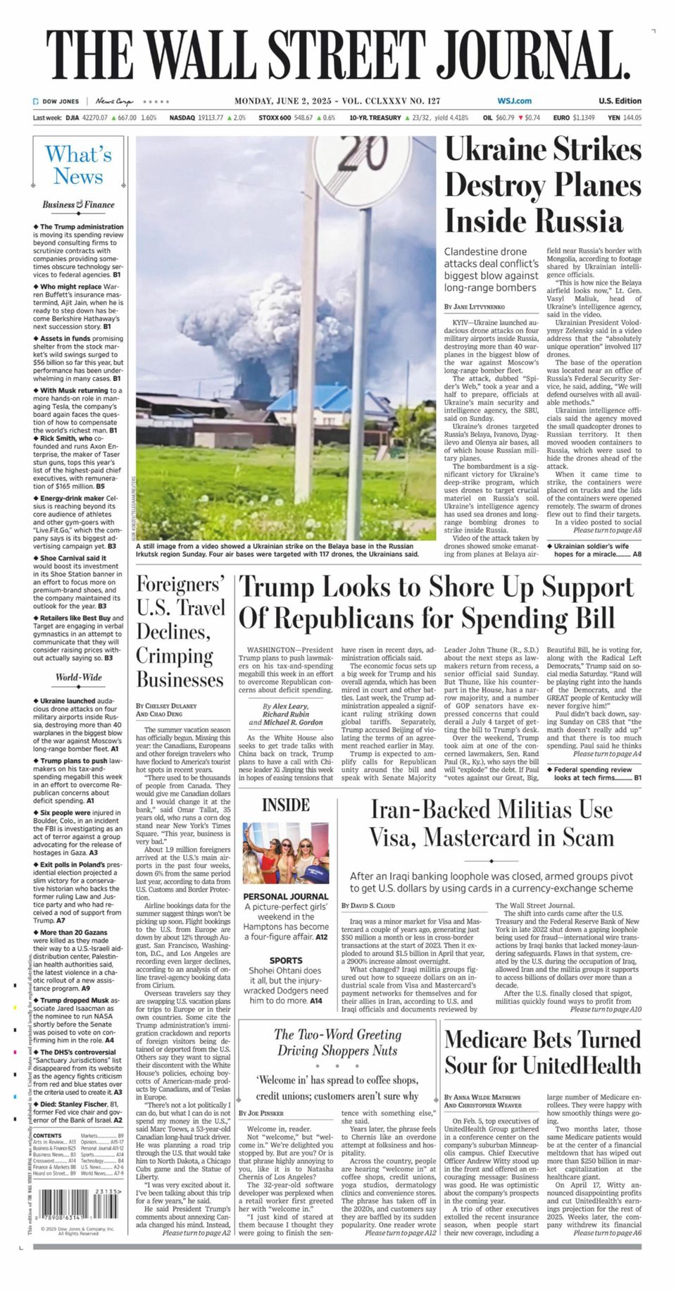 Get digital access to The Wall Street Journal - June 02, 2025 issue ...
