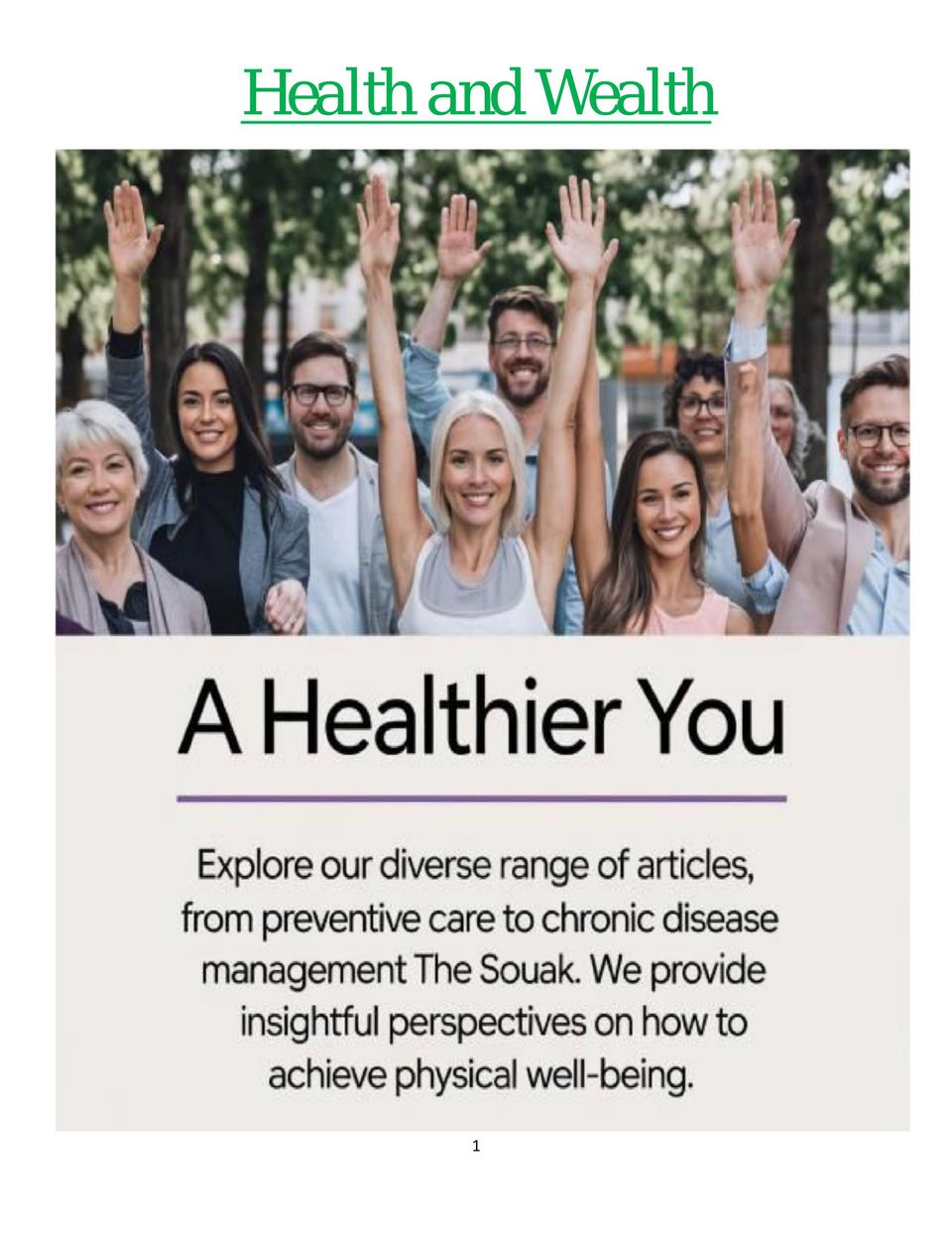 Get digital access to Health and Wealth Magazine | Magzter.com