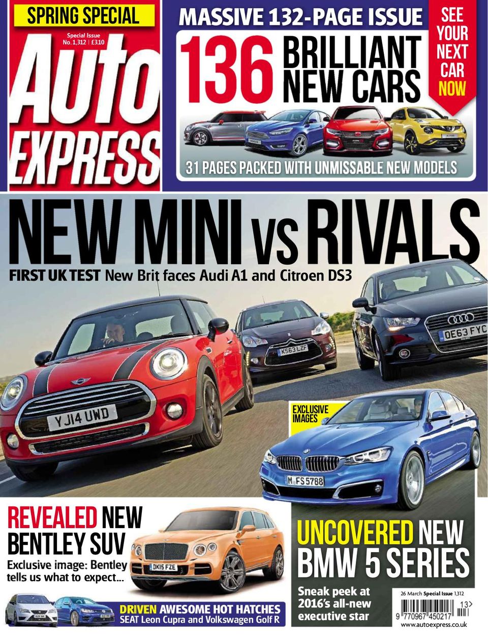 Auto Express-March 26 2014 Magazine - Get your Digital Subscription